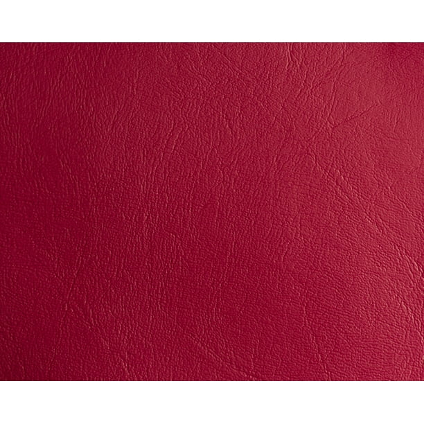 54" Raspberry Leather-Like Upholstery Vinyl - Per Yard - Walmart.com
