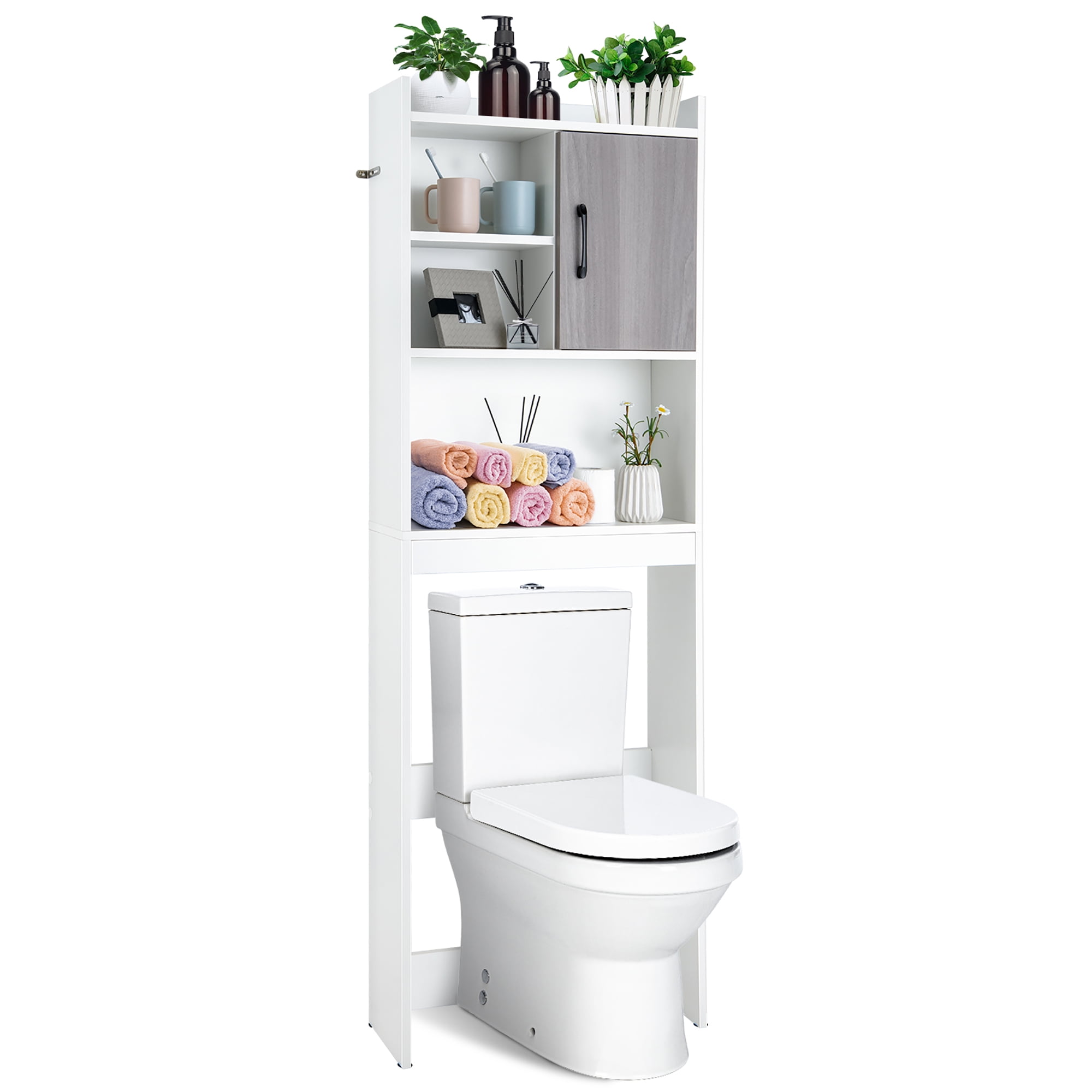 Click here for Costway Over The Toilet Storage Cabinet Bathroom S... prices