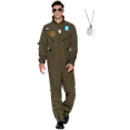 Joyfy Flight Pilot Costume for Adults Pilots Uniform Costume Movie Icon ...