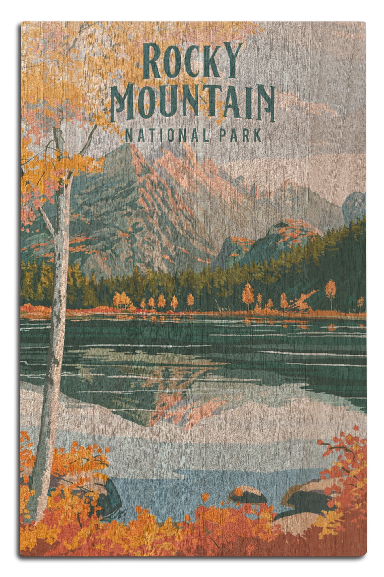 Rocky Mountain National Park, Colorado, Painterly National Park Series ...