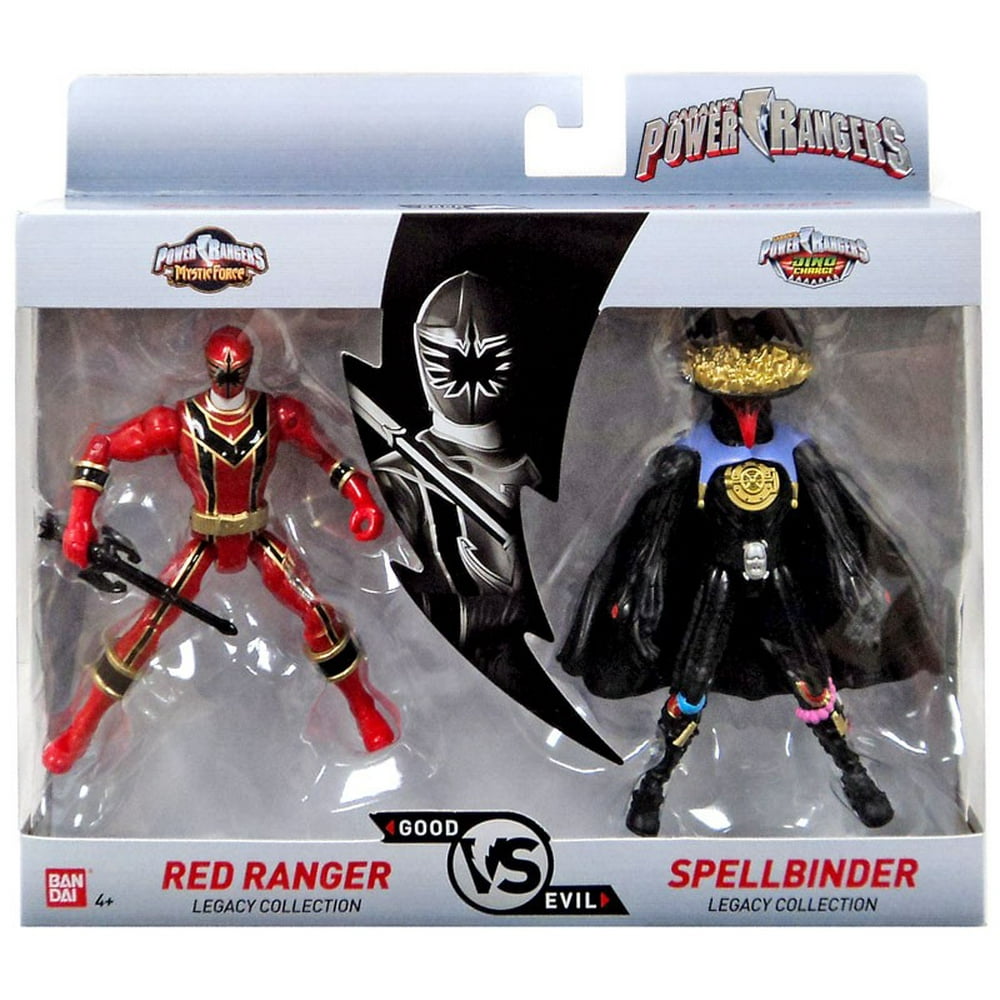 Power Rangers Good vs. Evil Red Ranger vs. Spellbinder Action Figure, 2 ...