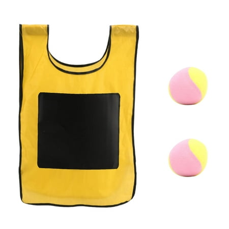 Mikilon Parent-child Throw Sticky Target Ball Children Sticky Vest ...