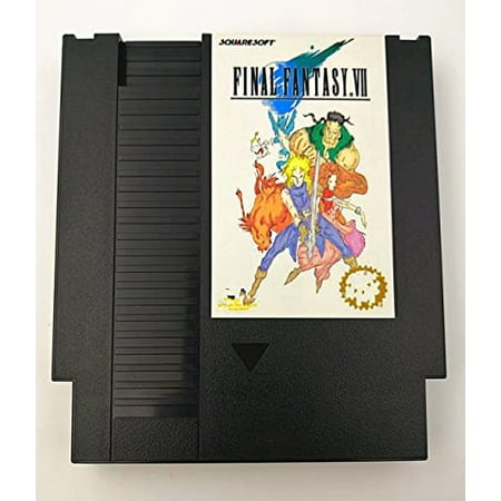 Samrad Final Fantasy VII Game Cartridge for NES Console. (Black ...