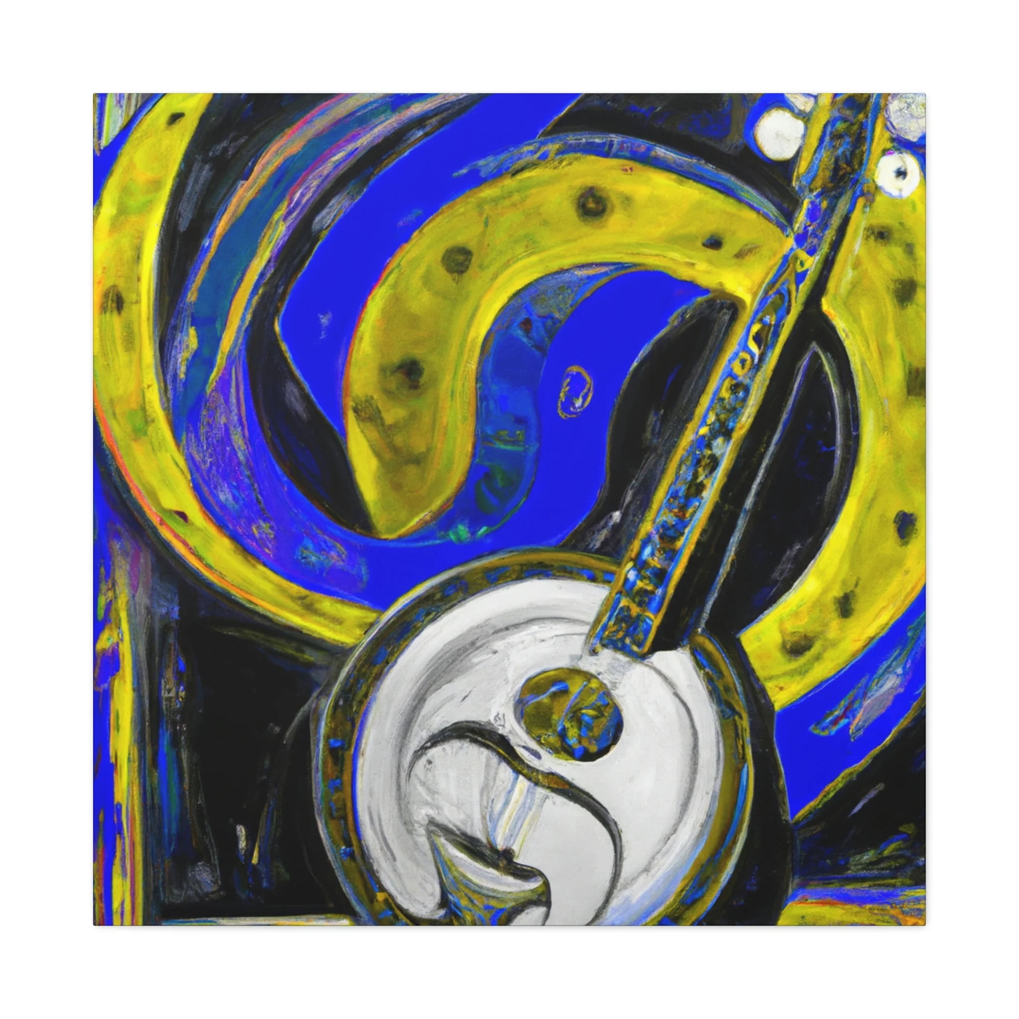 The Banjo Illustration - Canvas - Walmart.com