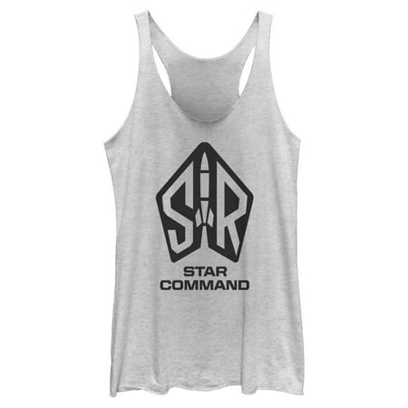Disney Pixar Lightyear Star Command Women's Racerback Tank Top, White ...