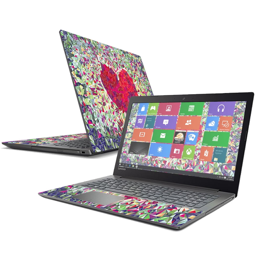 Skin Decal Wrap Compatible With Lenovo IdeaPad 320 15" (2017) Stained ...