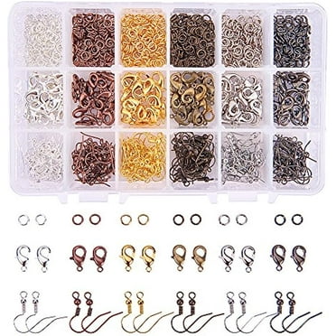 GENEMA Earring Making Supplies Kit 2418pcs Earring Repair Parts Earring ...