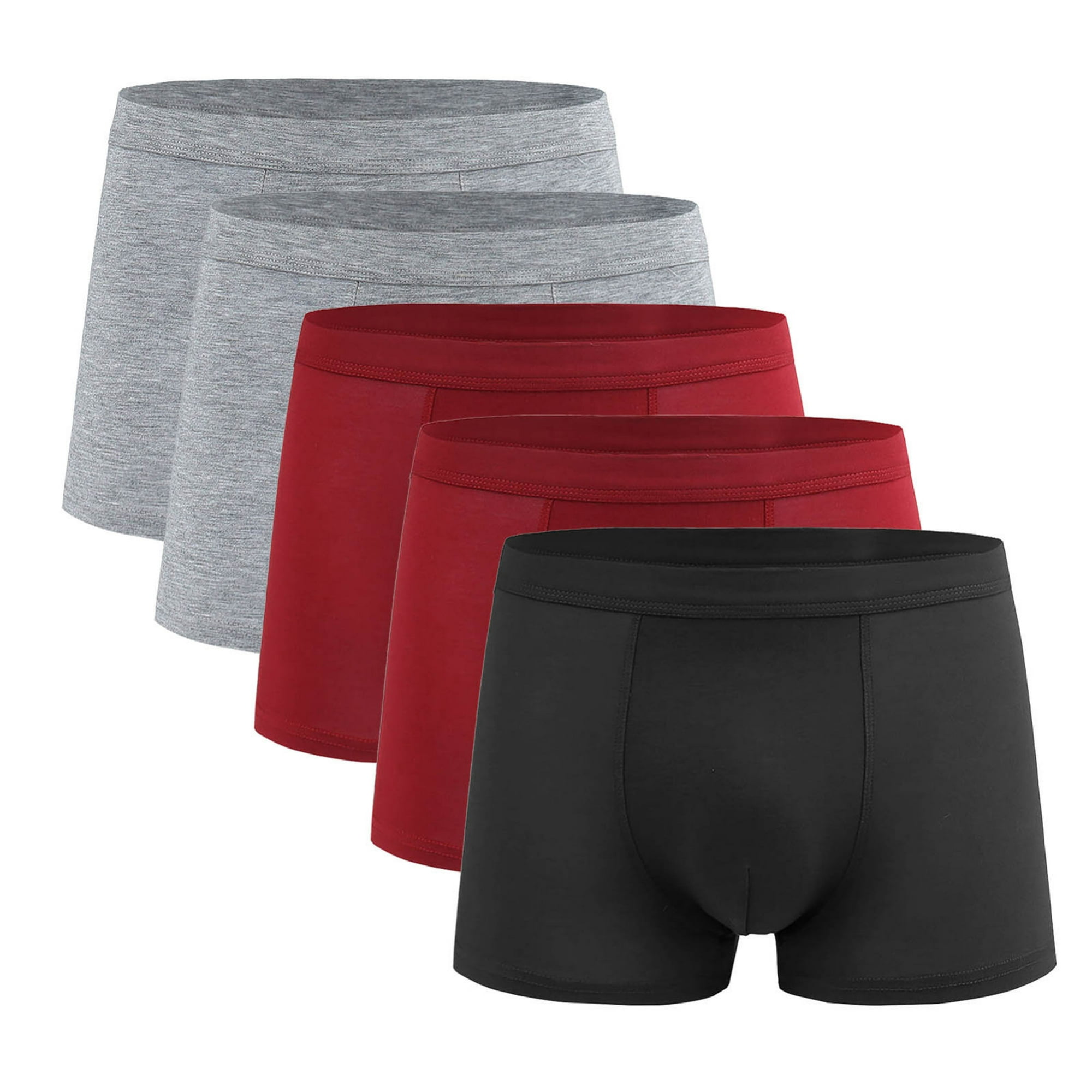 Click here for Lovzfmll Mens Underwear 5-Pack Boxer Briefs  Plus... prices