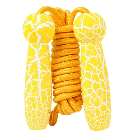 Clairlio Adjustable Children Jump Ropes Wood Crack Handle Cotton Rope ...
