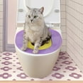 HOZVOMI Cat Toilet Training System, Odor Splash Leak Proof, Stable ...