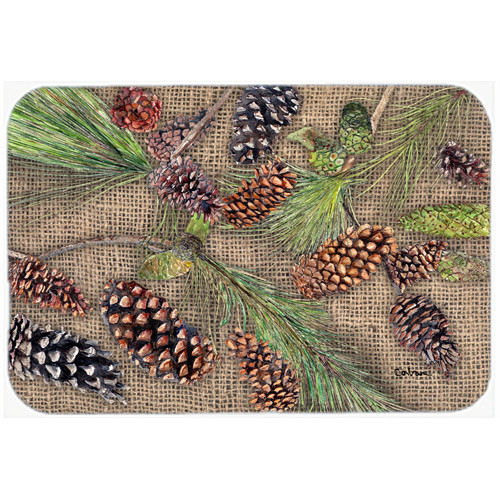 Caroline's Treasures Pine Cones Kitchen/Bath Mat - Walmart.com