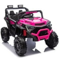 24V 400W Kids Ride On Electric UTV W/Parents Remote Control,Four-Wheel ...