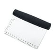 Mainstays Stainless Steel Kitchen Bench Scraper with Soft Grip Handle 1 ...