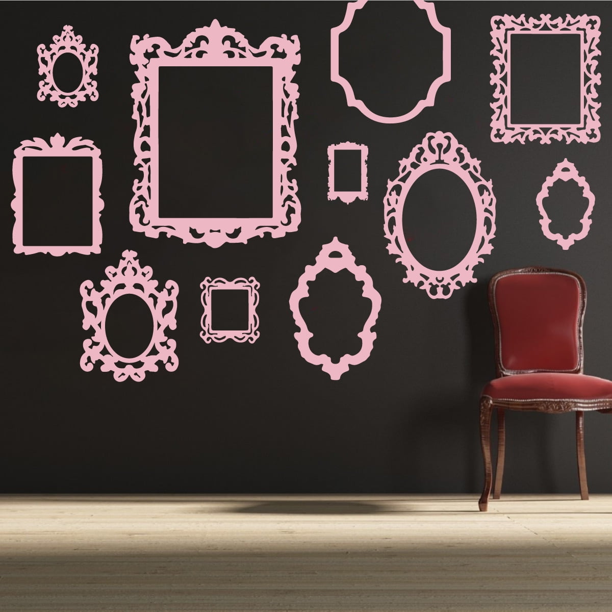 Antique Vintage Decorative Decal Picture Frame Wall Art Stickers ...