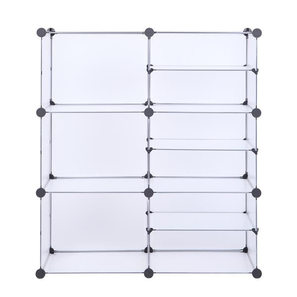 Fithood 9-Cube Storage Unit, Interlocking Organizer with Divider Design ...