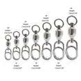 10Pcs Steels Speed Swivels Guide Rings Sea Fishing Baits Rod Line ...