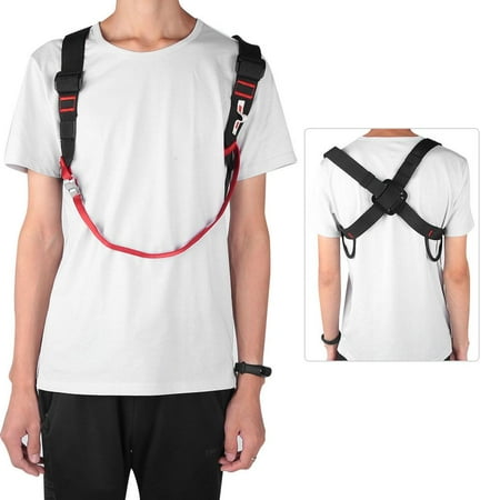 Domqga Outdoor Chest Adjustable Safety Shoulder Strap for Climbing ...