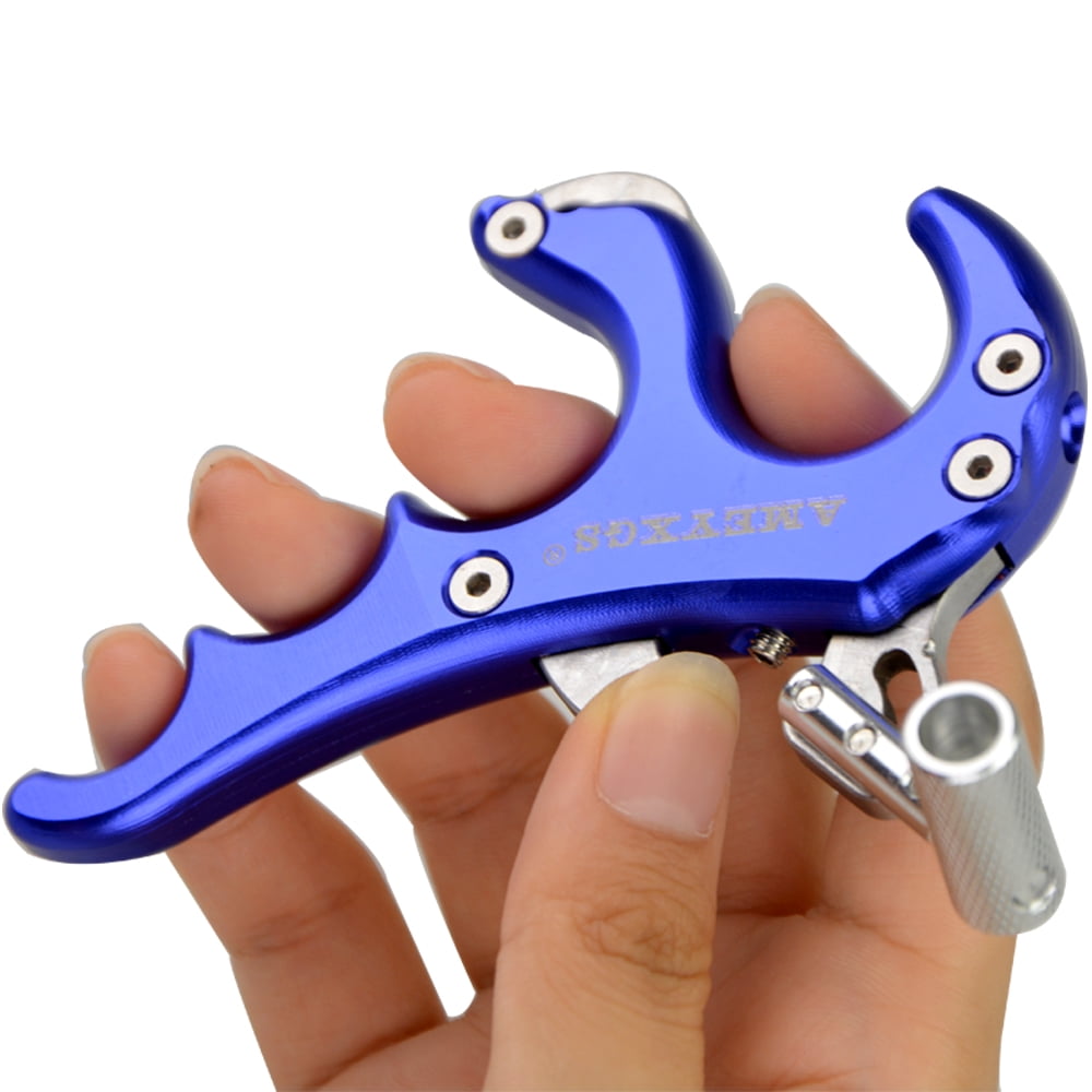 AMEYXGS Four-finger Grip Manual Composite Bow Archery Accessories Blue ...
