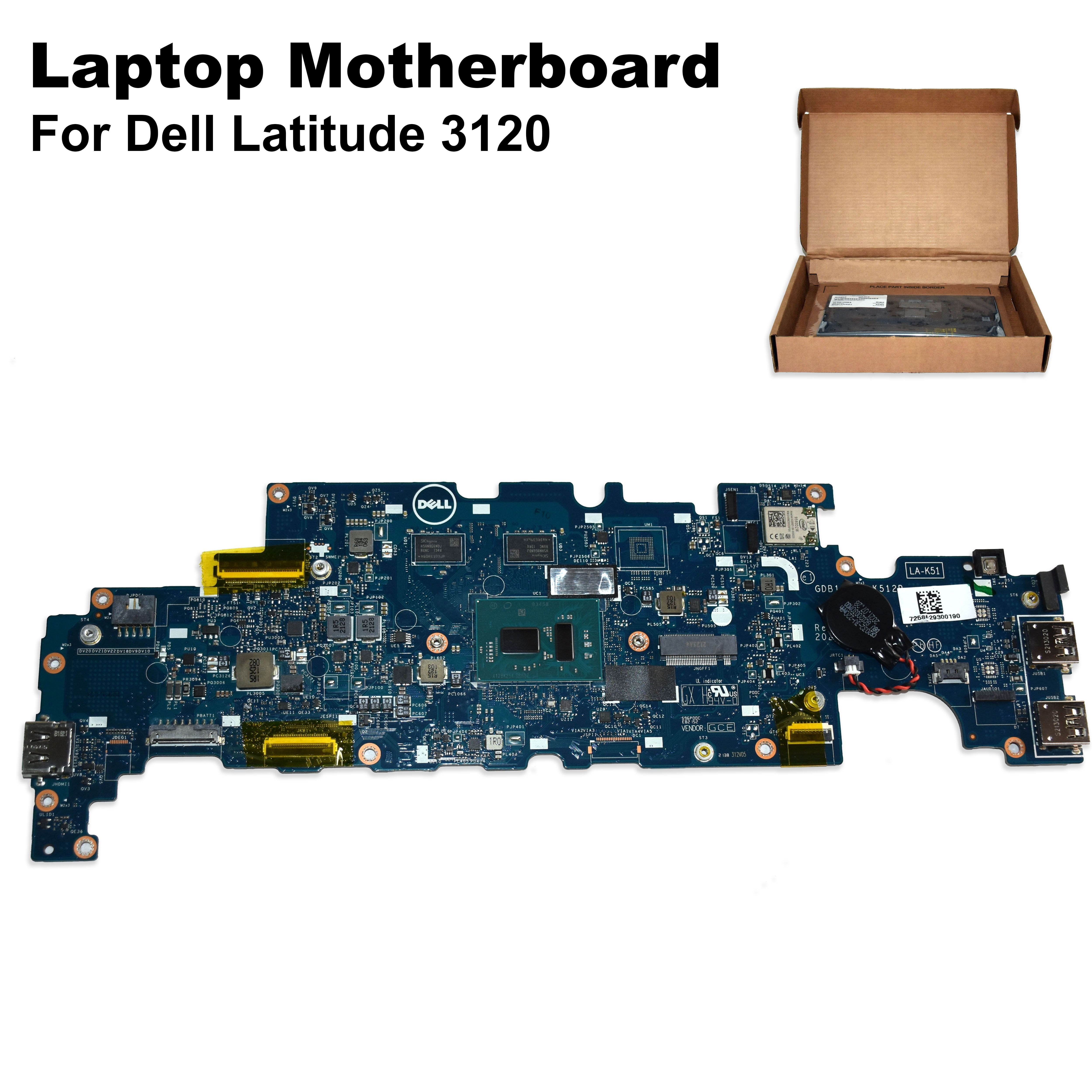 Pre-Owned Dell Latitude 3120 Motherboard with Intel Celeron N5100 & 4GB ...