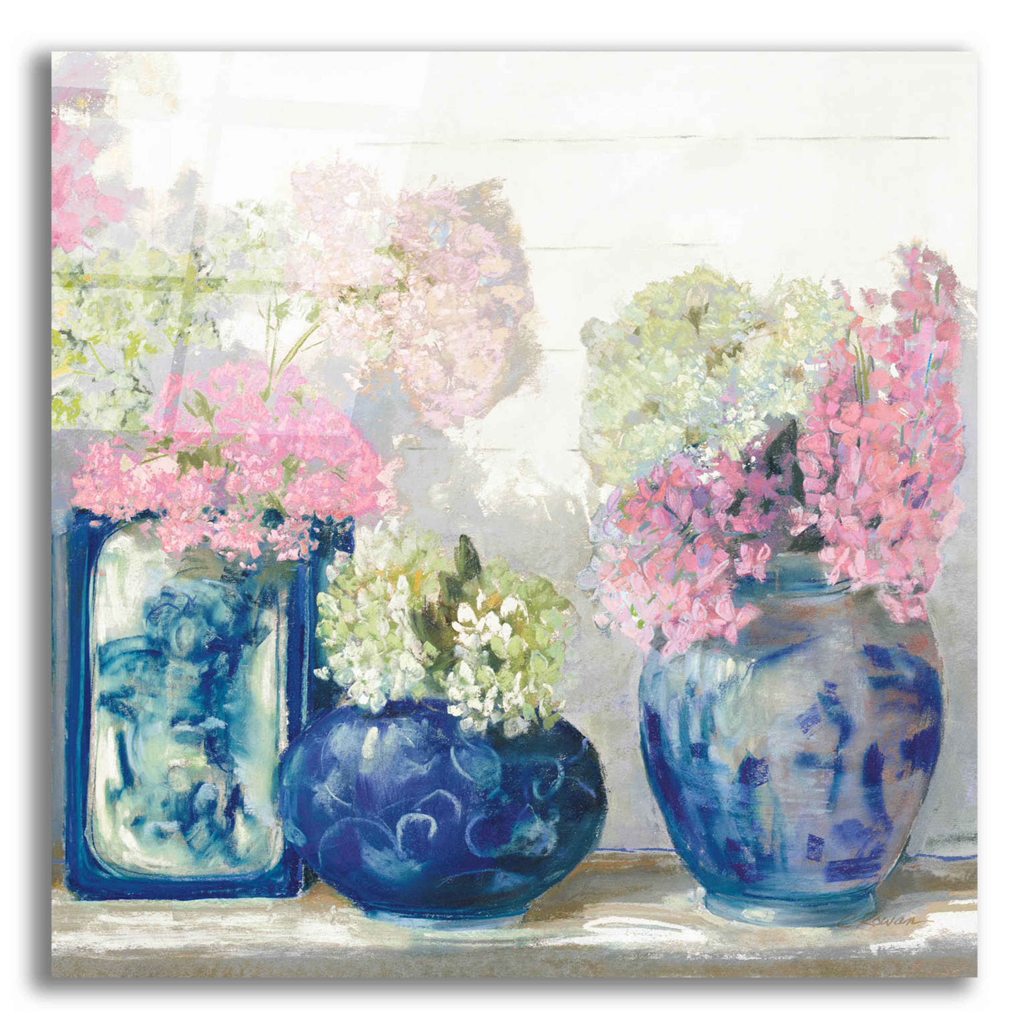 Epic Art 'Ladys Mantle II Bright' by Carol Rowan, Acrylic Glass Wall ...