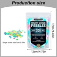 2026 Rainbow Luminous Pebbles Stones,Light Storage Glow-in-the-Dark ...