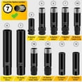 11PCS Master Lug Nut Key Set - 5, 6, 7, 10, 12 Spline Lug Nut Socket ...