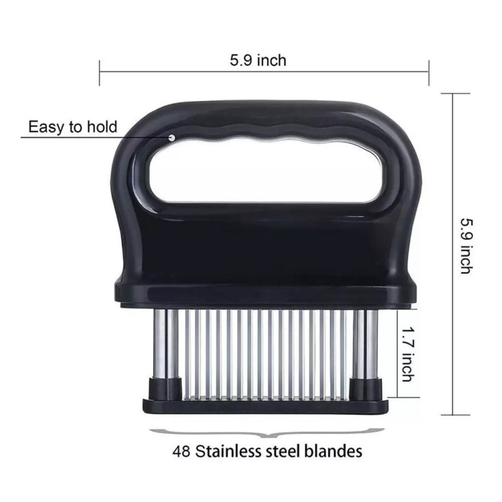 Meat Tenderizer With 48 Stainless Steel Needle Blade Steak Pork