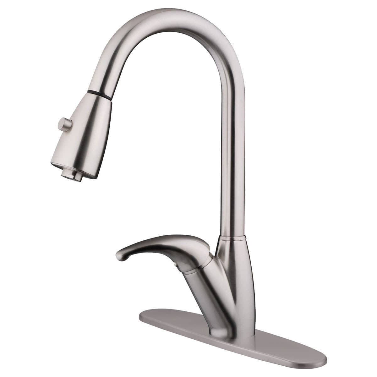 LessCare LK12B Pull Out Kitchen Faucet, Brushed Nickel Finish - Walmart.com