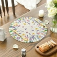 Sm:)e Lavender Tulip Round Placemats for Spring Summer 15 Inch Set of 4 ...