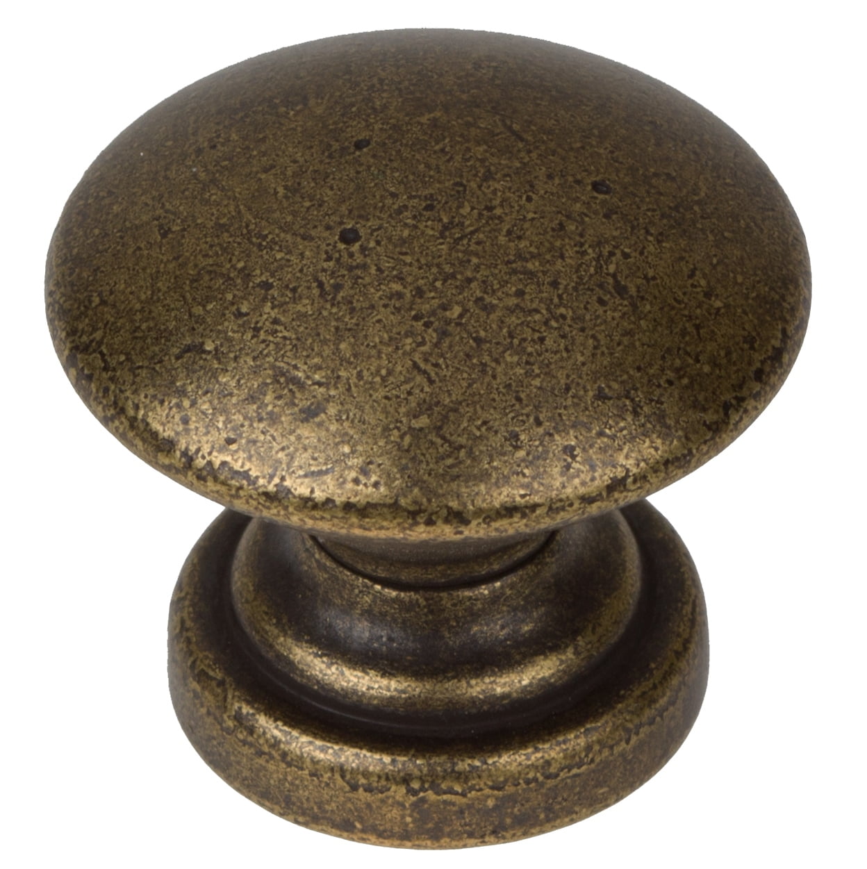 GlideRite 1 in. Classic Round Convex Cabinet Hardware Knobs, Antique ...