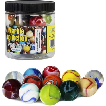 "30 Deluxe 16mm (5/8"") Solid Glass Replacement Marbles for Various ...
