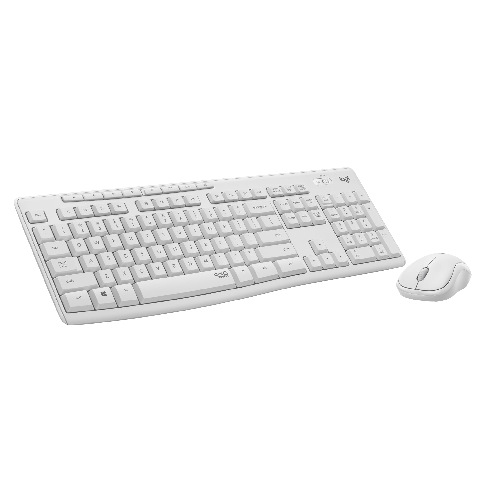 Logitech MK295 Wireless Mouse & Keyboard Combo with SilentTouch Technology  Full Numpad  Advanced Optical Tracking  Lag-Free Wireless  90 Less.