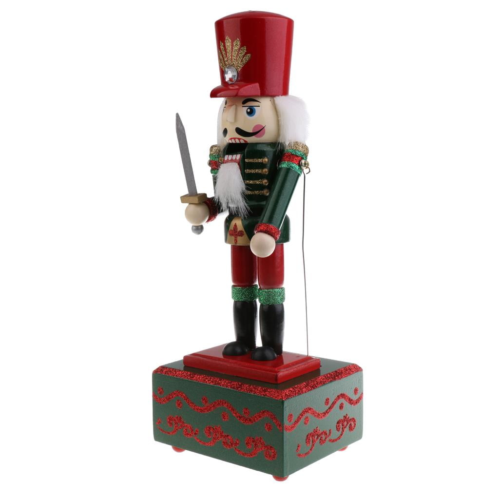 Classic Drummer Nutcracker Music Box / Musical Box with Traditional ...