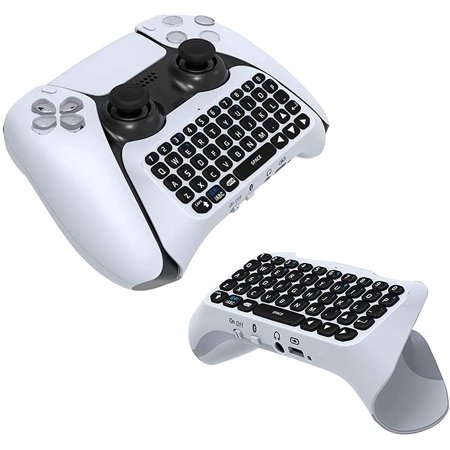 3.5mm Wireless Gamepad Keyboard Controller Chat Pad for PS5 Dual Sence ...