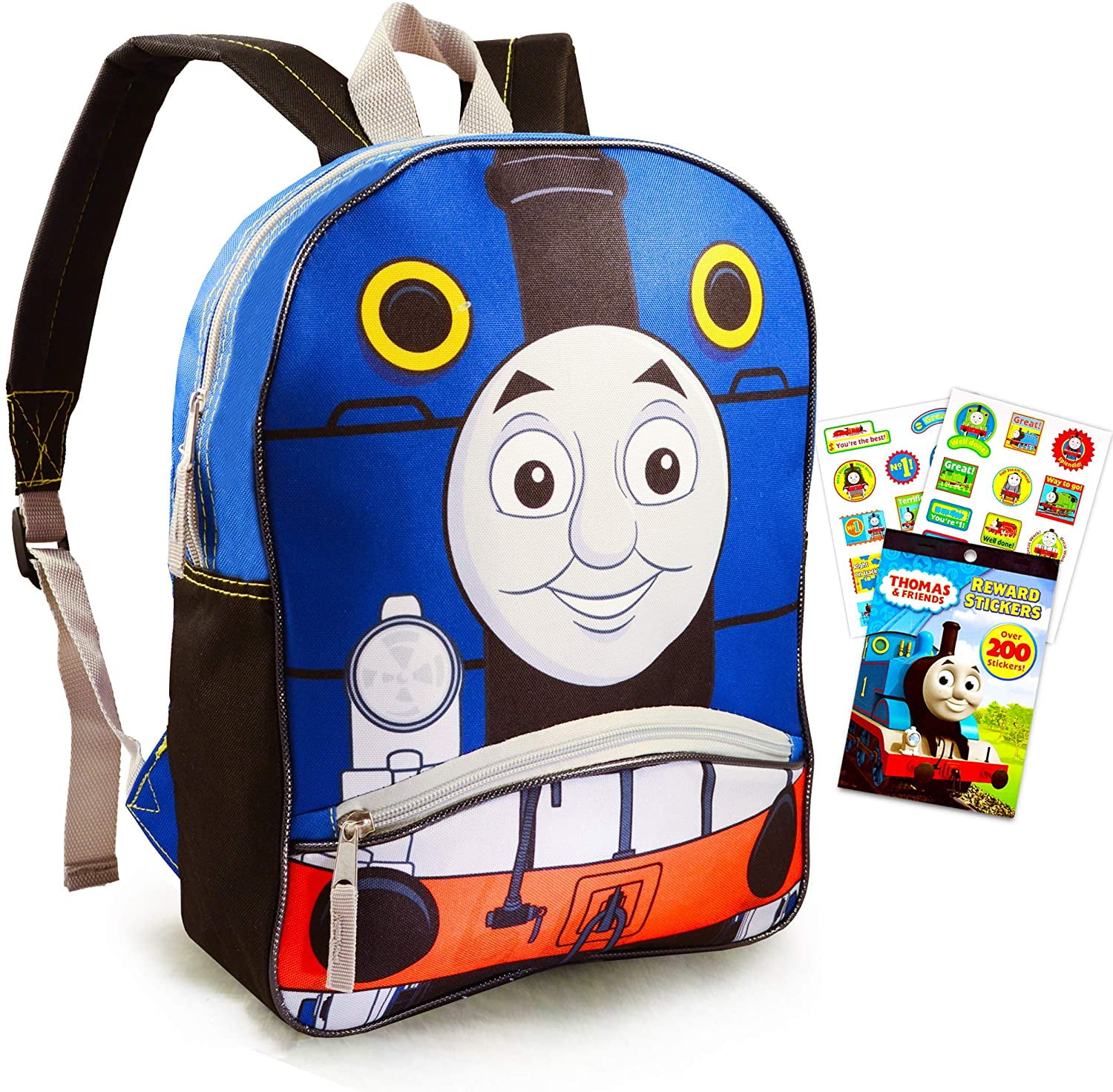 Small Backpack Thomas The Train Engine 3D Face 12 New