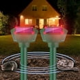 2 Pack Solar Mole Repeller Gopher Deterrent Outdoor Groundhog Repellent ...