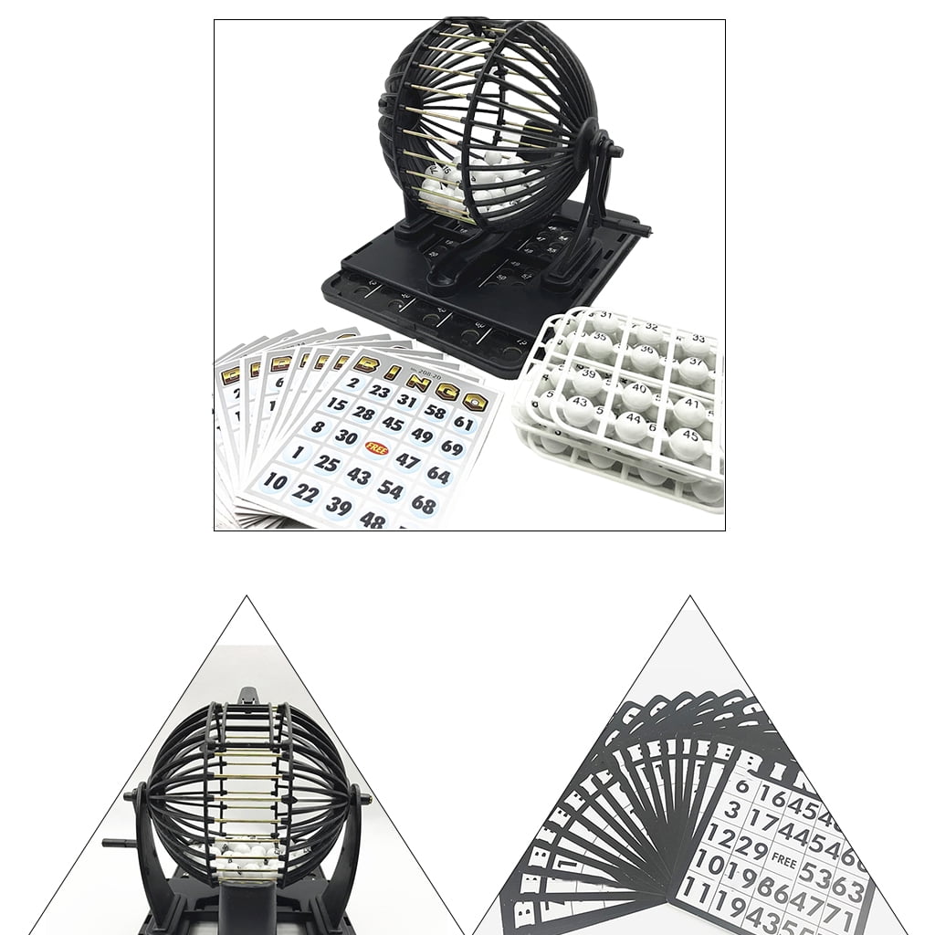 Buy Bingo Lotto Machine Bingo Chips for Friend Entertainment Table Draw ...