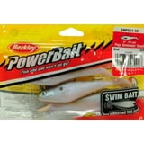 Berkley PowerBait Pogy Swim Shad Soft Bait for Bass Walleye Predator ...