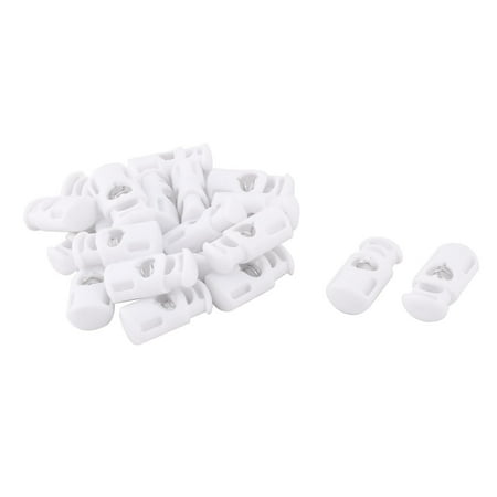 Plastic Single Hole Spring Loaded Clothes Sliding Cord Lock Fastener ...