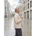 52 Inch Clear Bubble Umbrella Large Transparent Dome Canopy J Hook ...