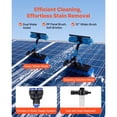 33 ft Solar Panel Cleaning Kit, with Cleaning Brush, aluminum alloy ...