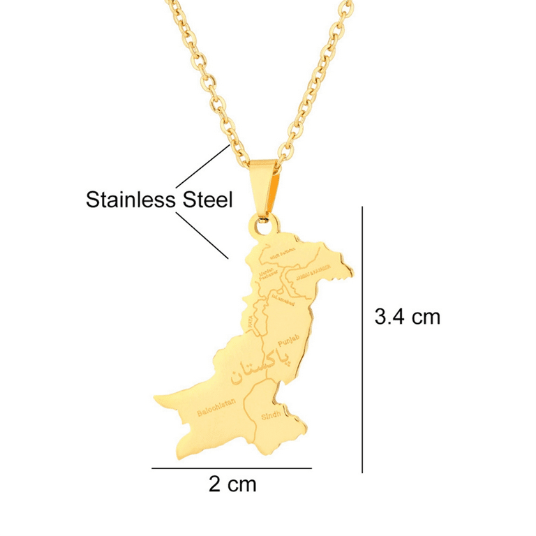 Falastin Map Necklace shops Peace