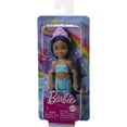 Barbie Magical Mermaid Chelsea Doll with Blue Hair, Ombre Tail and ...