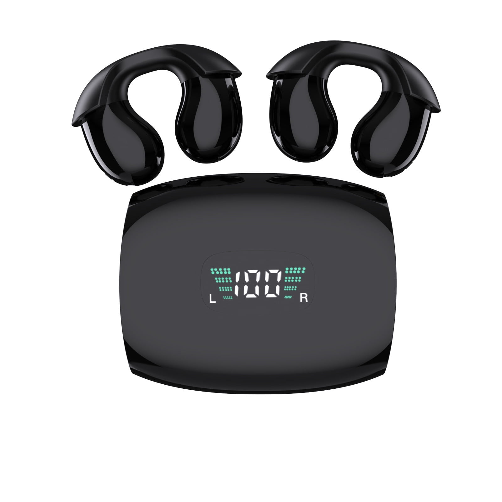 Clip In Ear Bone Conduction Bluetooth Earphone For Non Ear Sports And ...