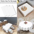 3-Pack Disposable Plastic Tablecloths for Rectangle Tables 54" x 108 ...
