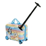 BBC Bluey Kid's Ride On Luggage - Blue - Walmart.com