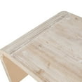 Noble House Vintage Farmhouse Coffee Table with Curved Art Deco Design ...