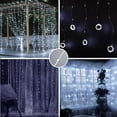 Honche LED Curtain Lights Indoor 300LEDs Waterfall Fairy String Lights ...