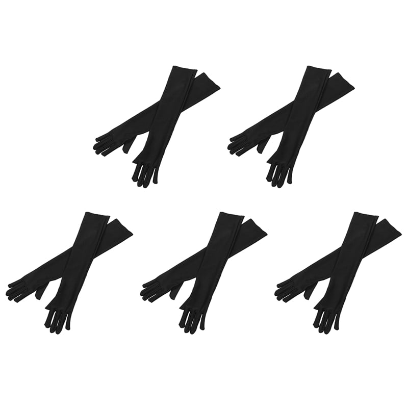 Click here for Unbranded 10x Lady Satin Gloves Formal Festival Lo... prices