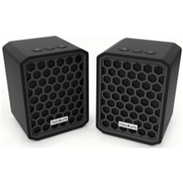 ANC Global TLBBT1 Beatblock Twins- Stereo Pairing Bluetooth Speakers ...